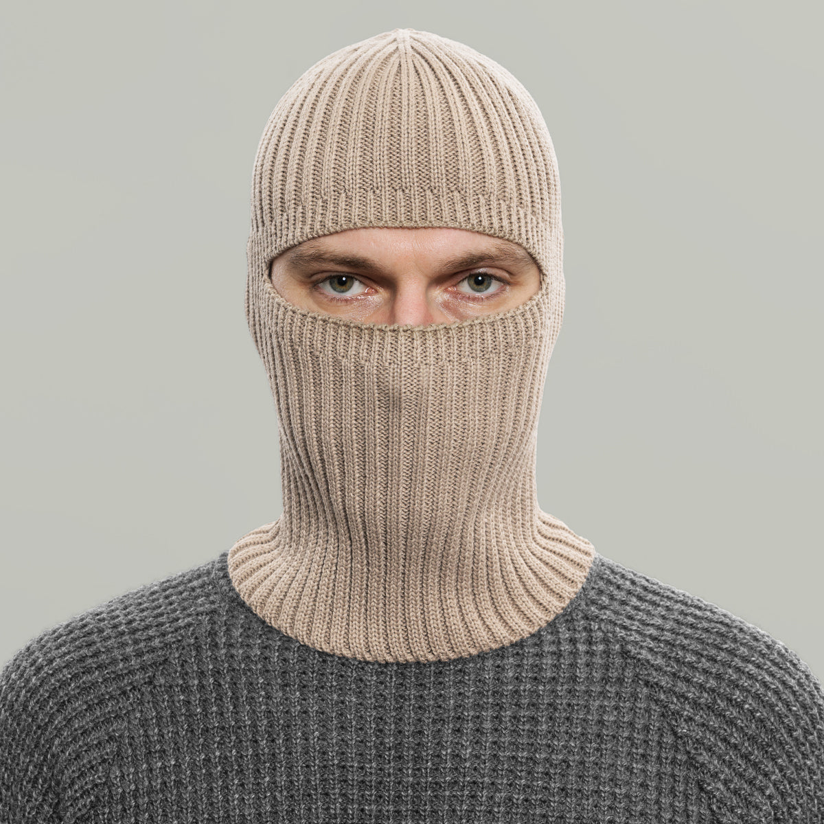 Merino Balaclava Gen.1 RD-MBRD_GEN.1 (FW25) BEIGE – RIOT DIVISION
