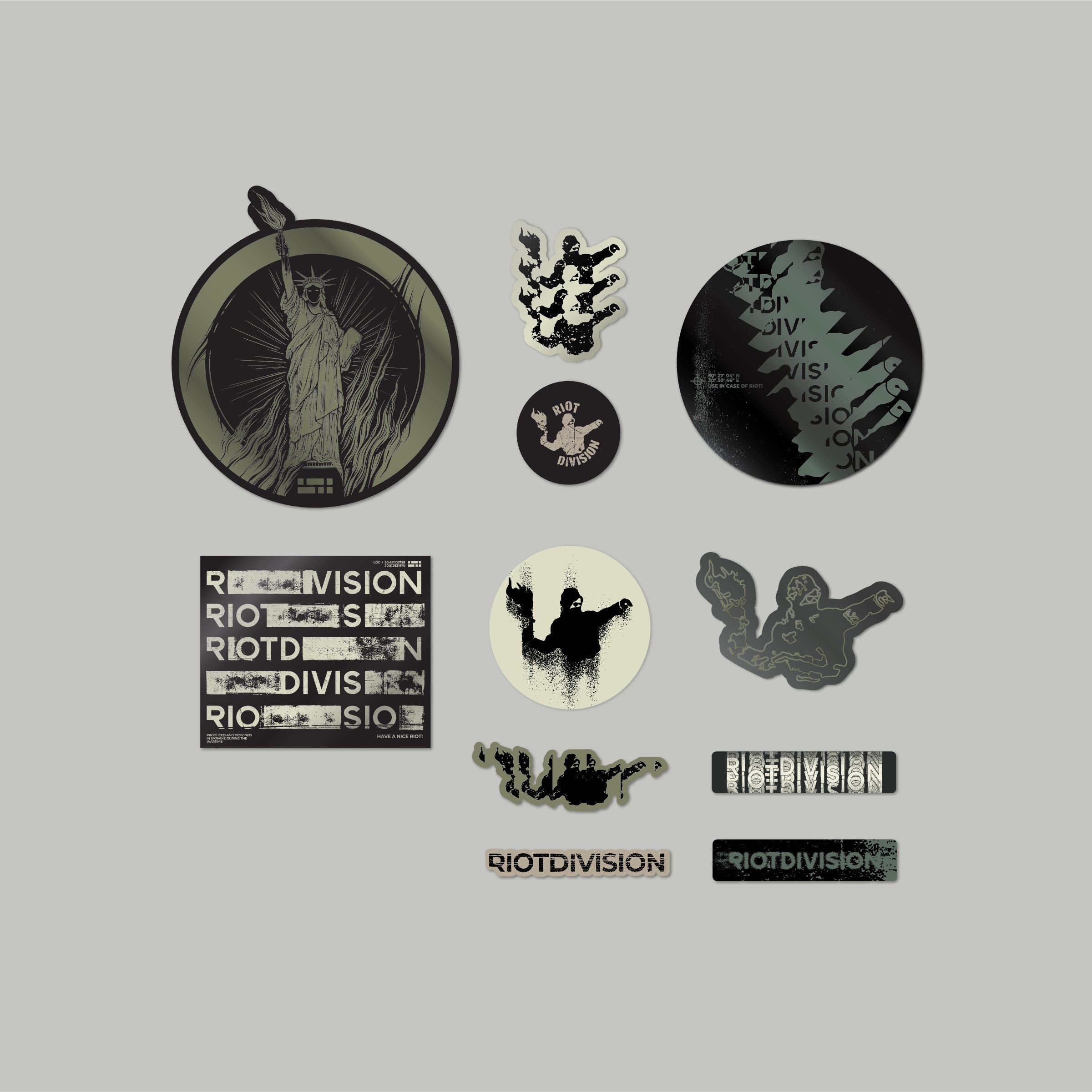 Sticker Pack 04 RD-SP04 – RIOT DIVISION
